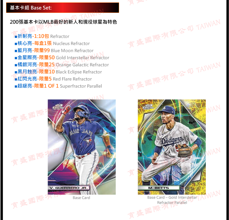 2022 Topps Cosmic Chrome Baseball