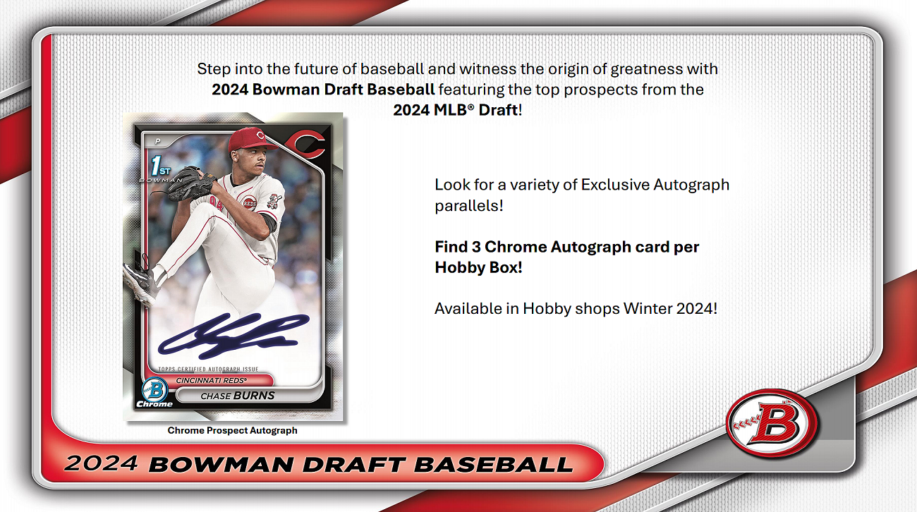 2024 MLB Bowman Draft Hobby Breaker