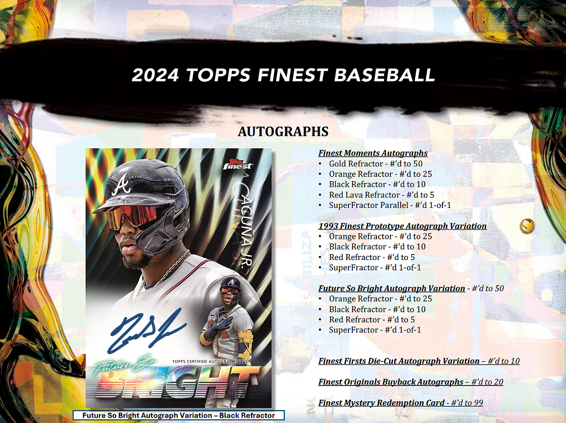2024 MLB Topps Finest