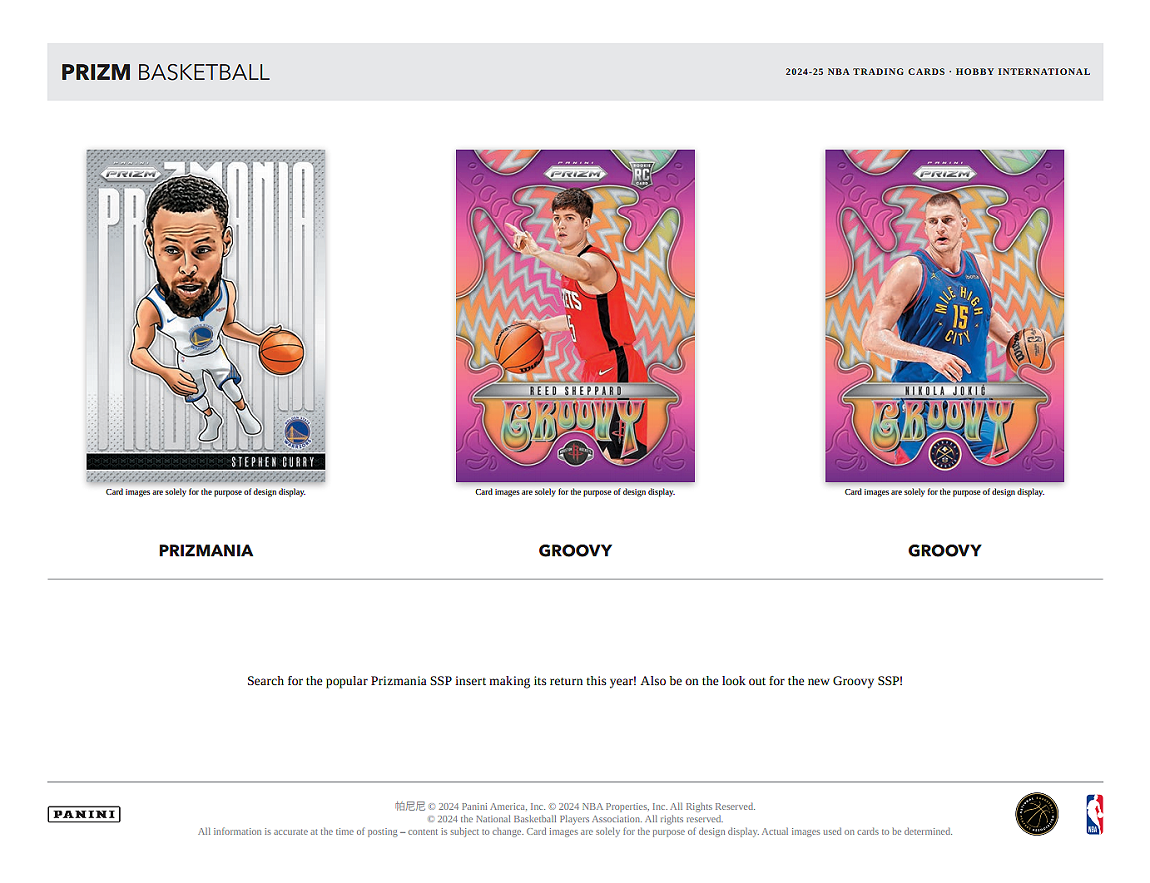 2024-25 NBA Panini Prizm Hobby International