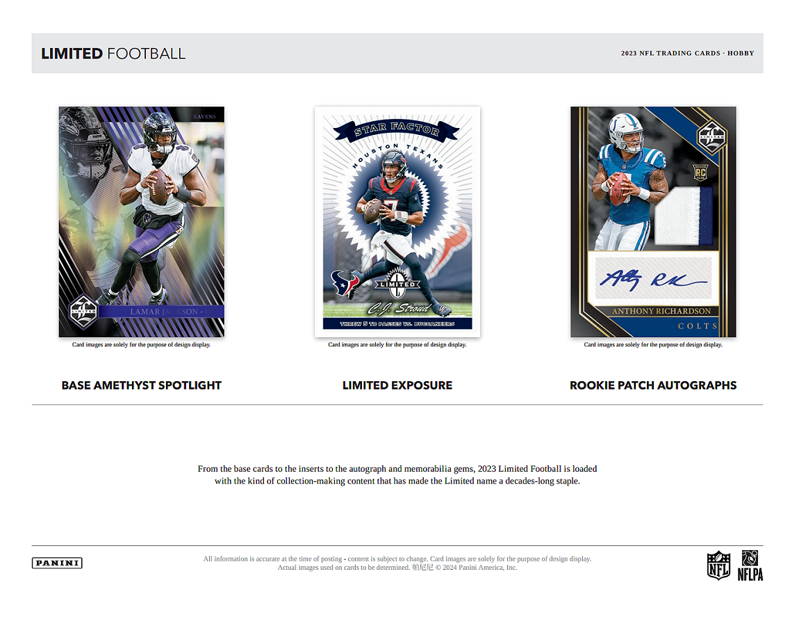 2023 NFL Panini Limited
