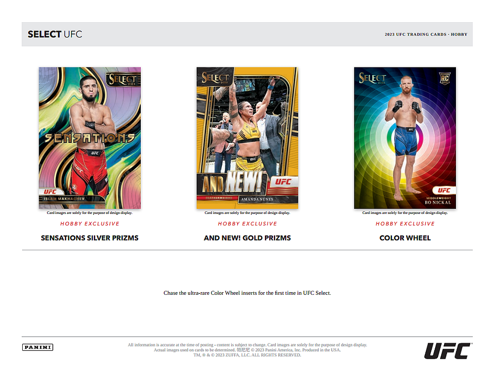 2023 Panini UFC Select Hobby