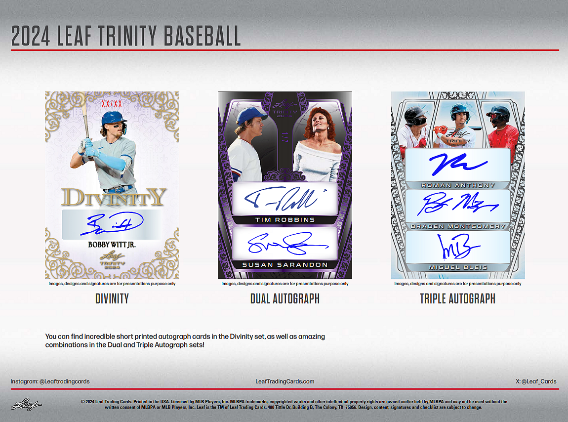 2024 Leaf Trinity Baseball