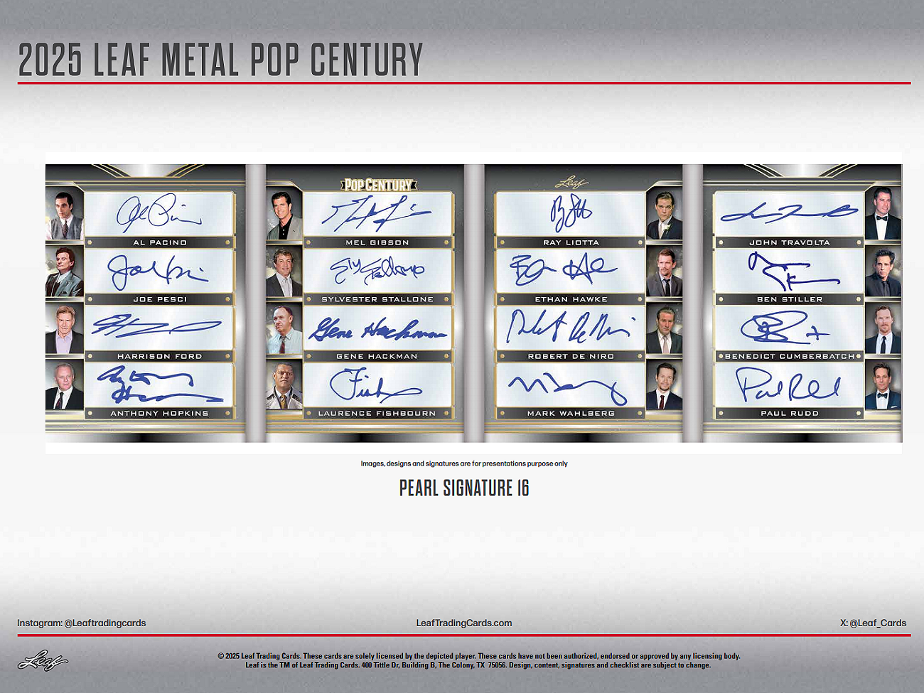 2025 Leaf Metal Pop Century