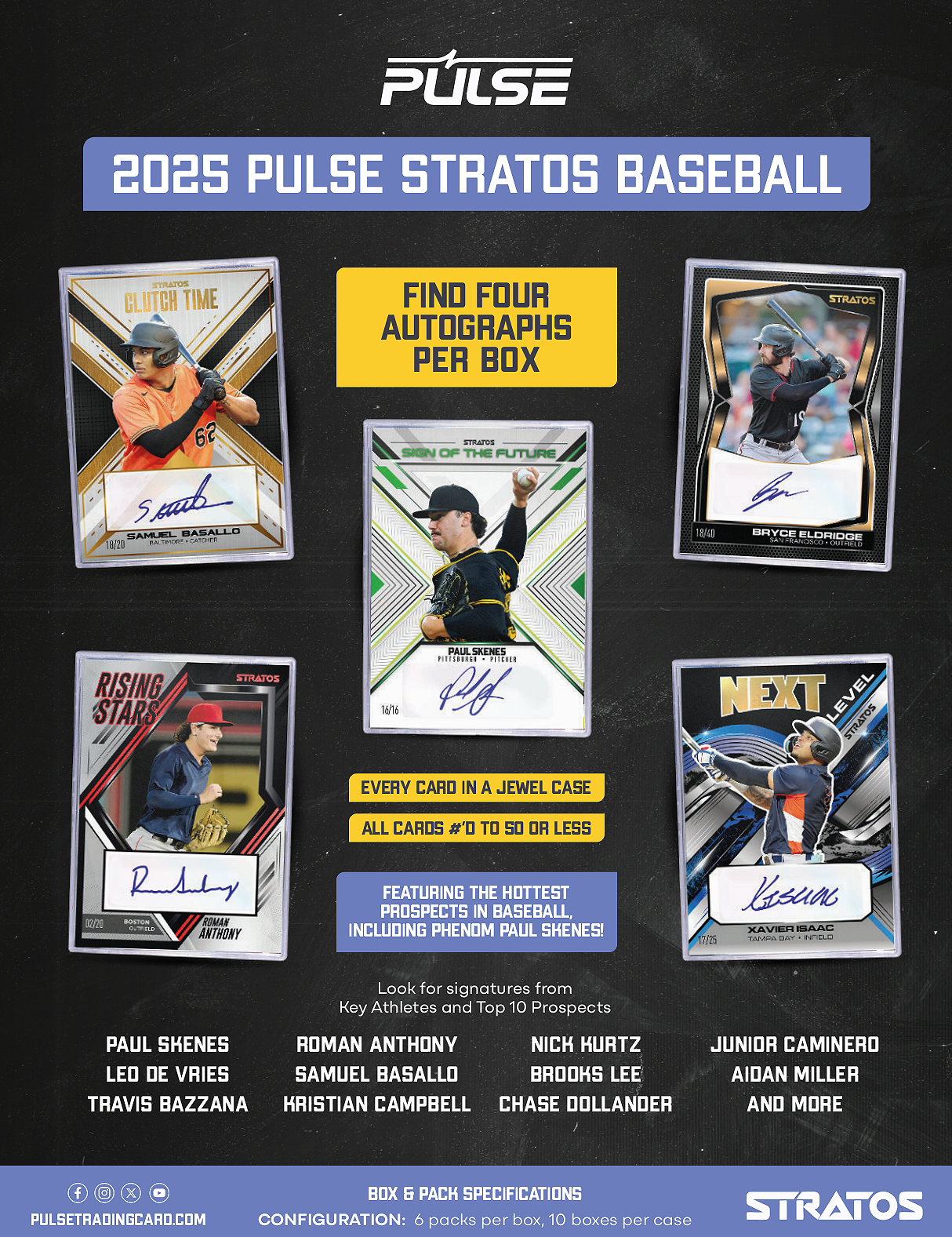 2025 Pulse Stratos Baseball Cards