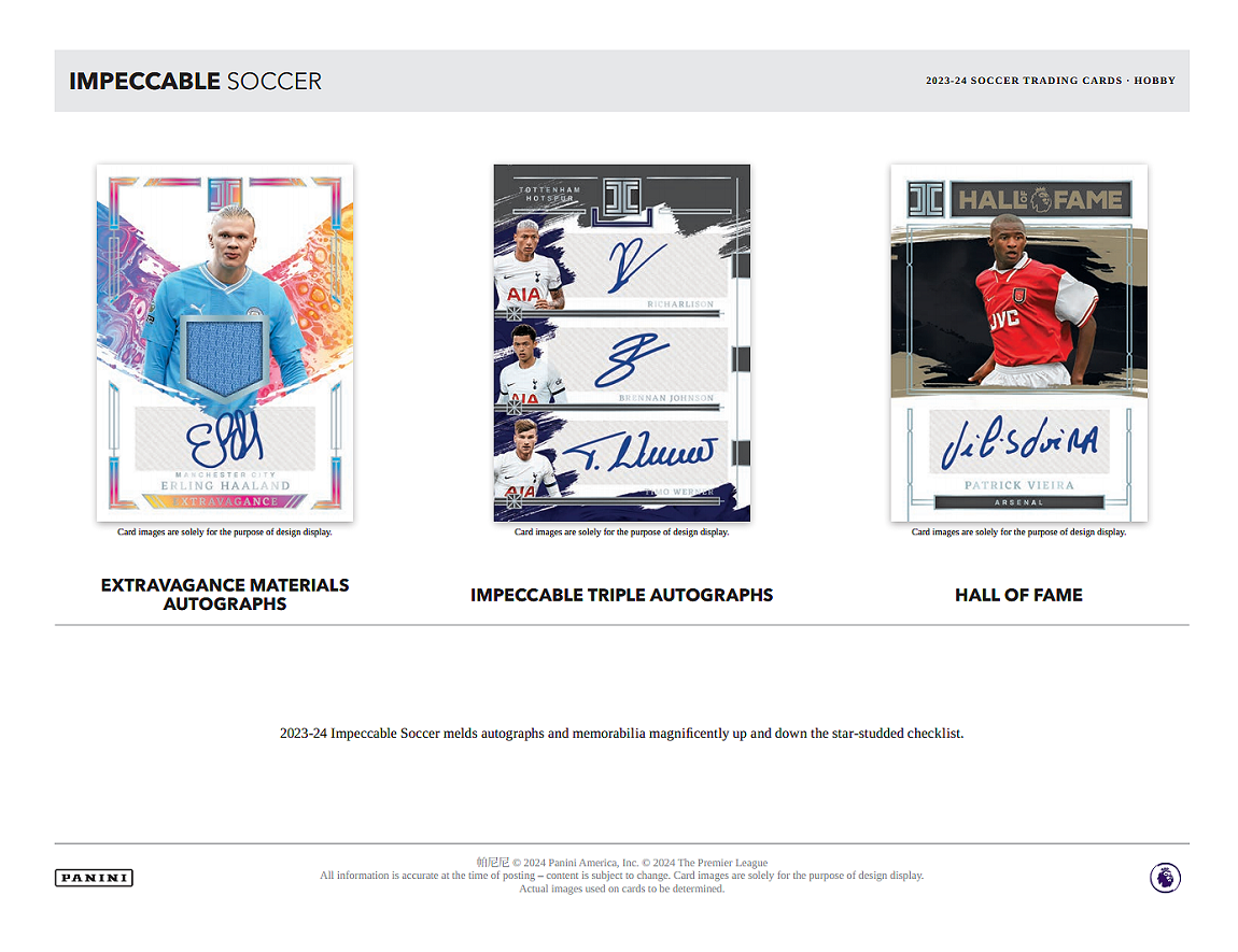 2023-24 Panini Impeccable Soccer