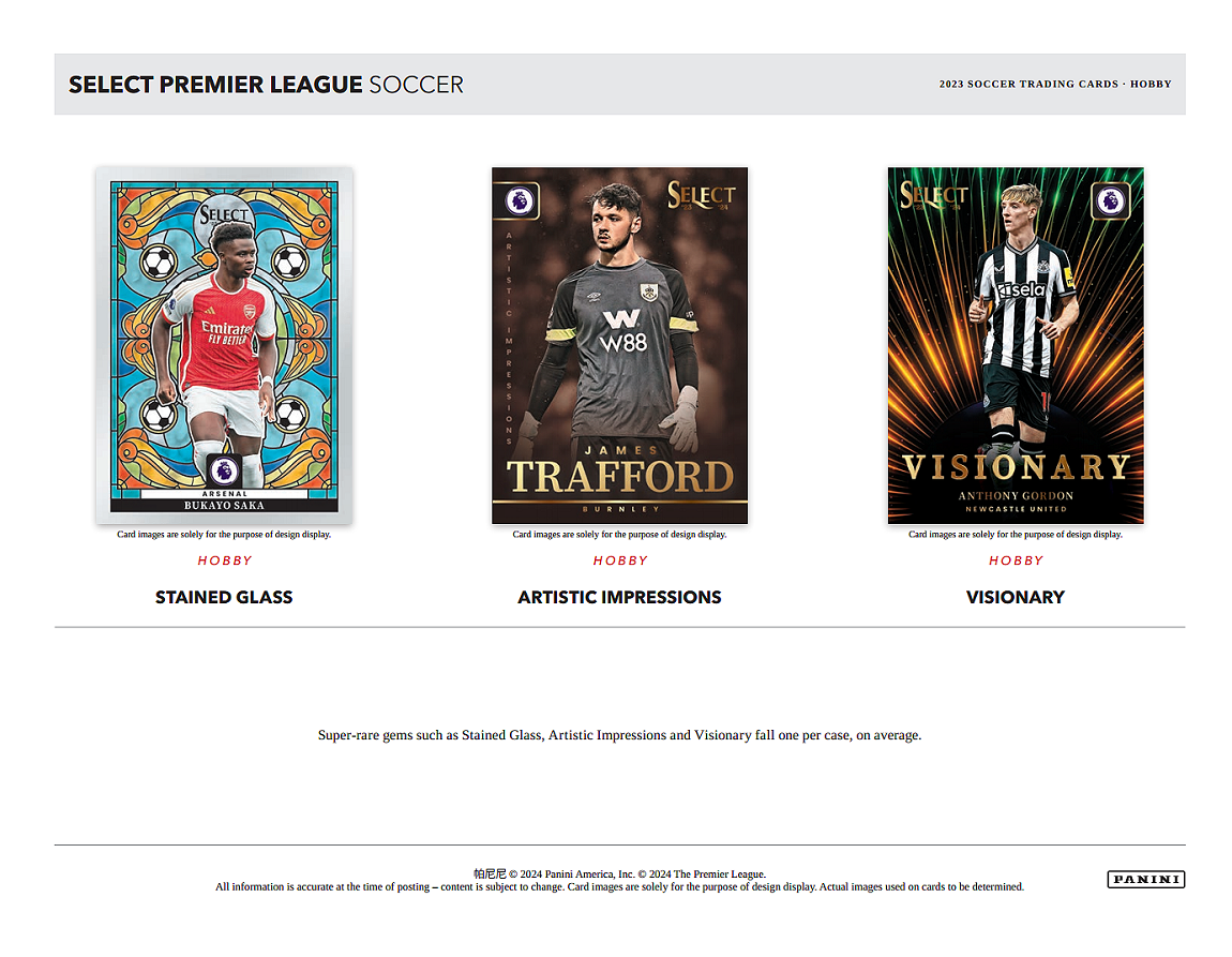 2023-24 Panini Select Premier League Soccer Hobby
