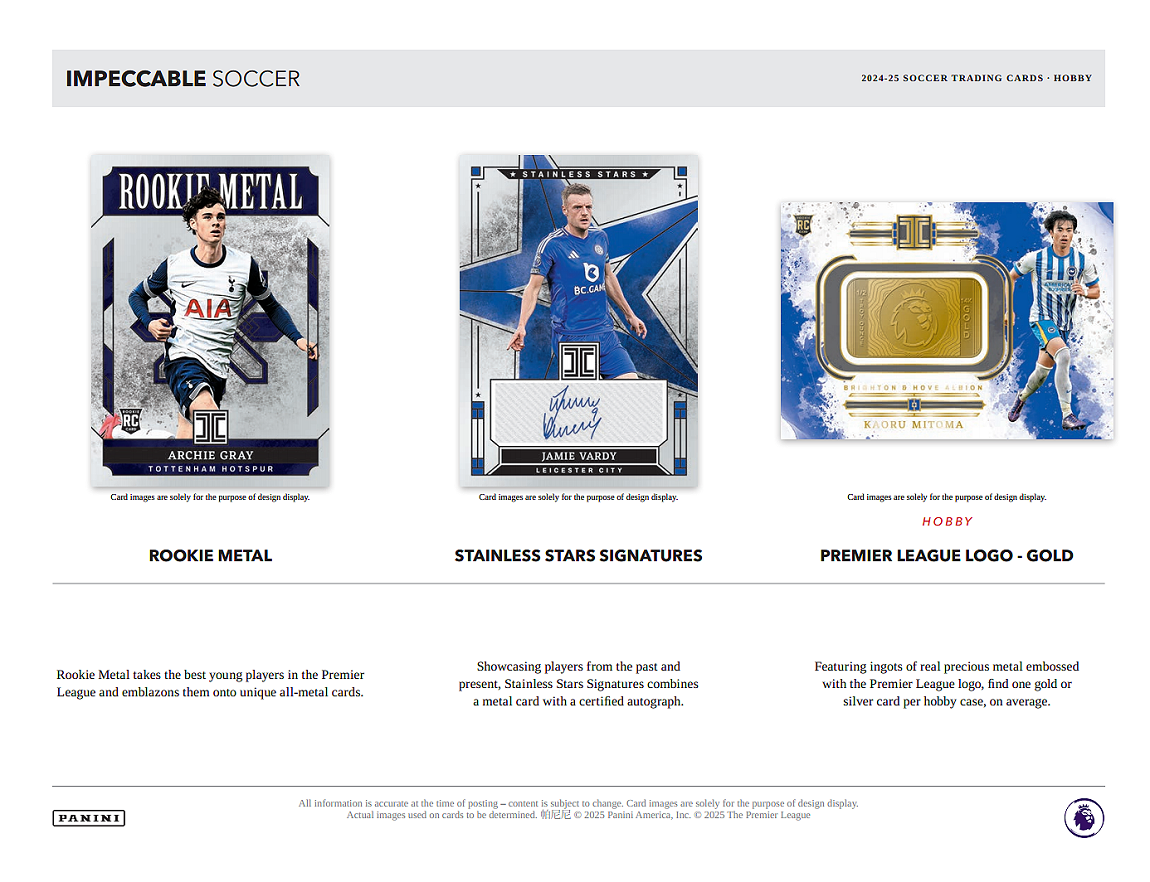 2024-25 Panini Impeccable Soccer